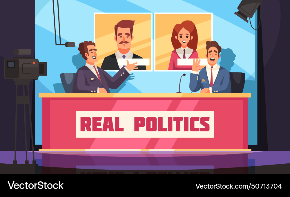 Real politics background Royalty Free Vector Image