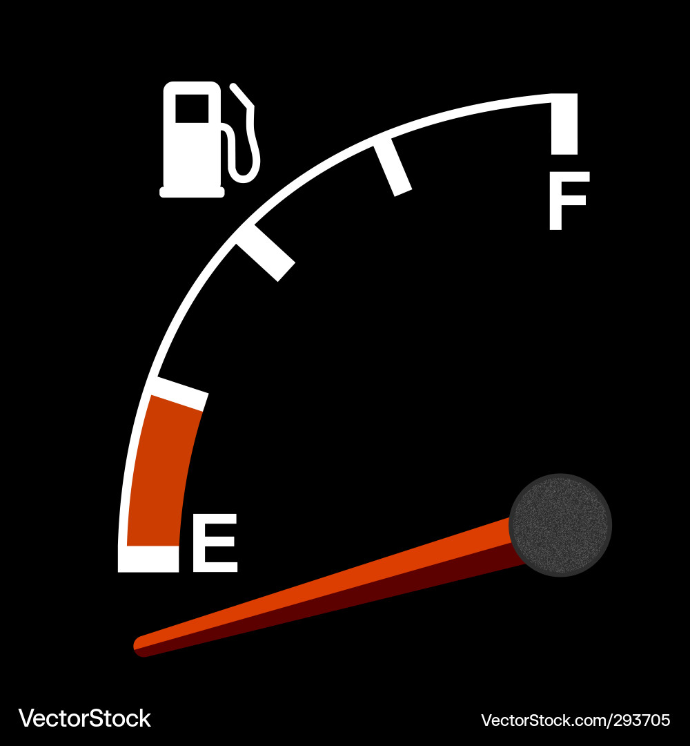 Gas gauge Royalty Free Vector Image - VectorStock