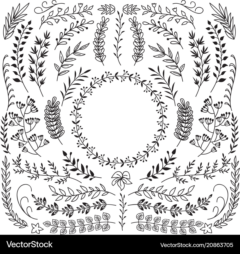 Simple Flower Border Vector Images (over 19,000)