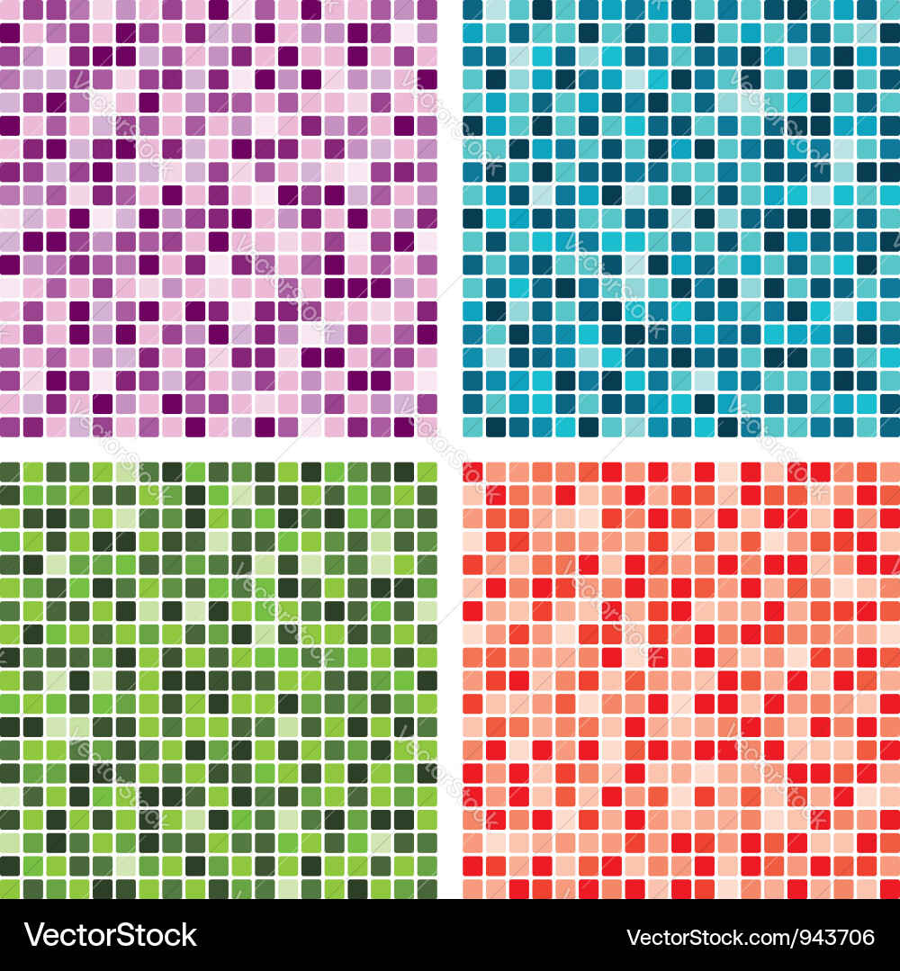 Abstract tile backgrounds Royalty Free Vector Image