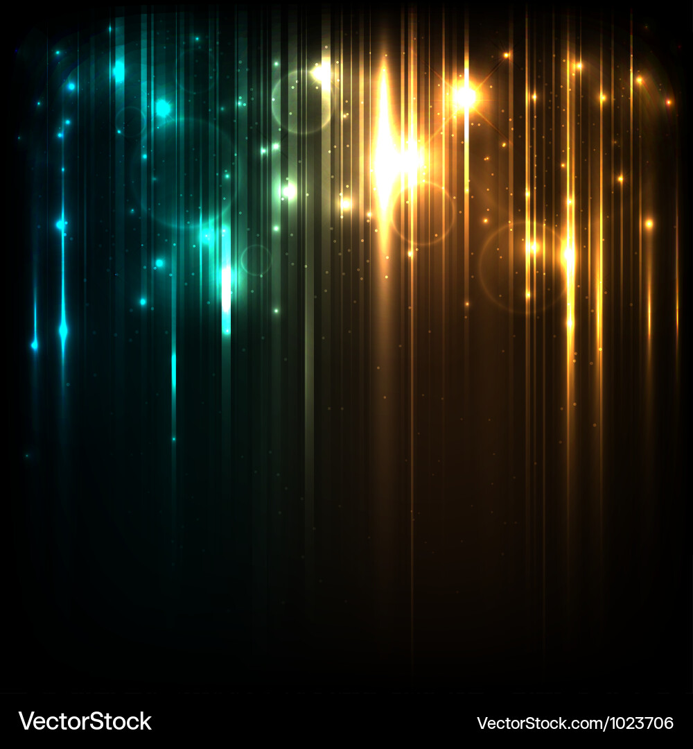 Background with magic lights Royalty Free Vector Image