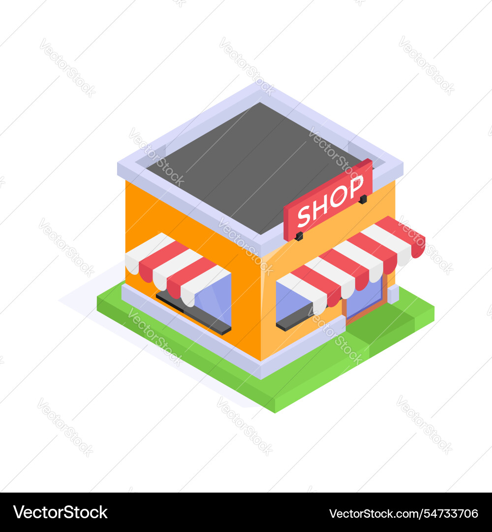 Retail shop Royalty Free Vector Image - VectorStock