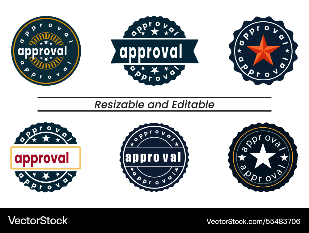 Stamp logo Royalty Free Vector Image - VectorStock