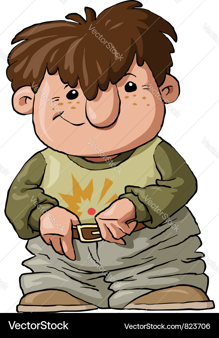 Young boy Royalty Free Vector Image - VectorStock