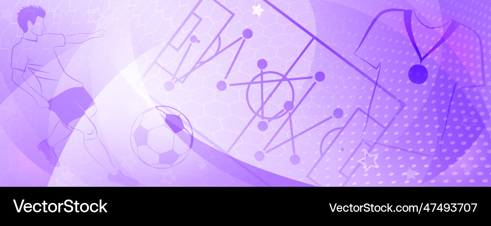 Abstract soccer background Royalty Free Vector Image