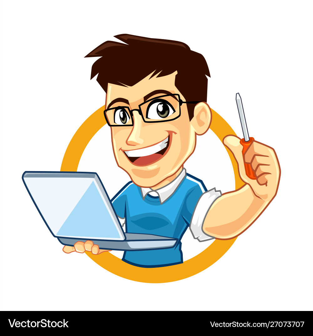 Genius boy Royalty Free Vector Image - VectorStock