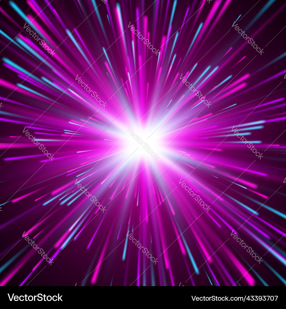 High speed radial motion blur background Vector Image