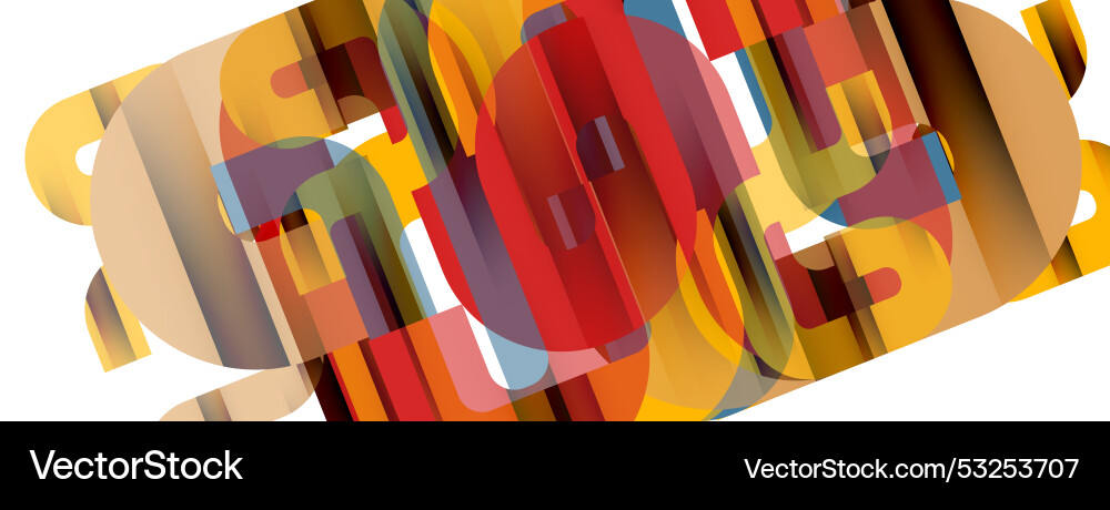 Lines abstract letter style design background Vector Image