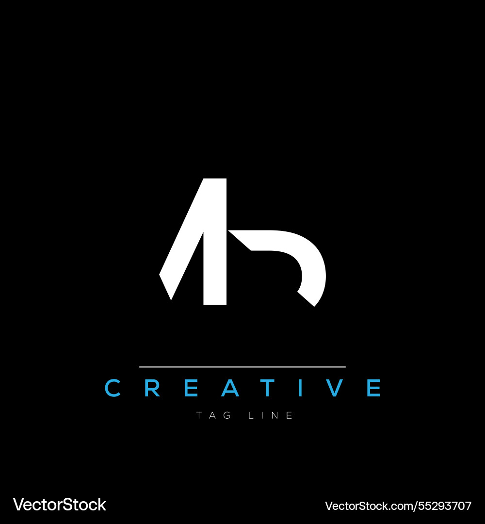 Mp creative monogram logo Royalty Free Vector Image