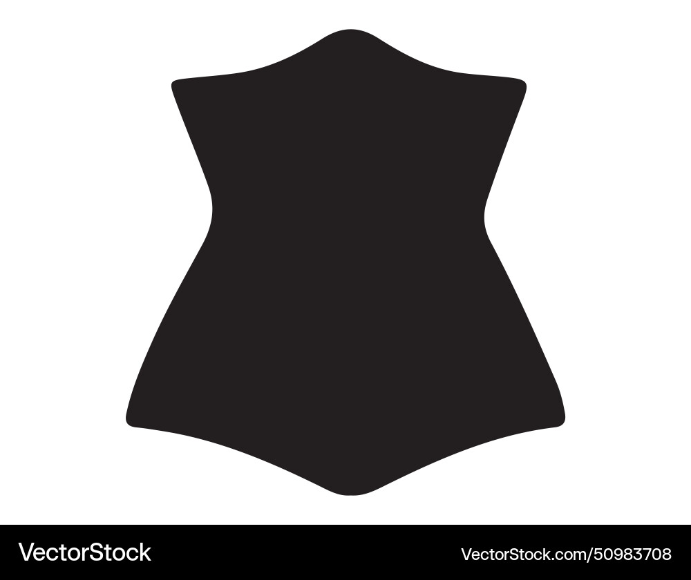 Corset silhouette art Royalty Free Vector Image