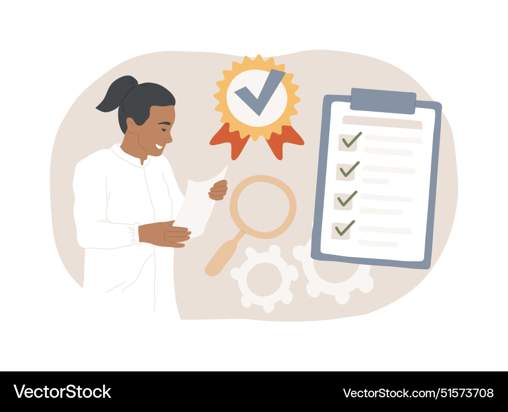 High quality sign isolated concept Royalty Free Vector Image