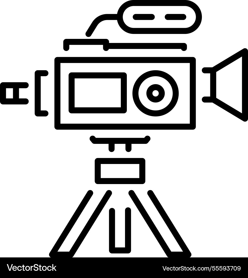 Video camera Royalty Free Vector Image - VectorStock