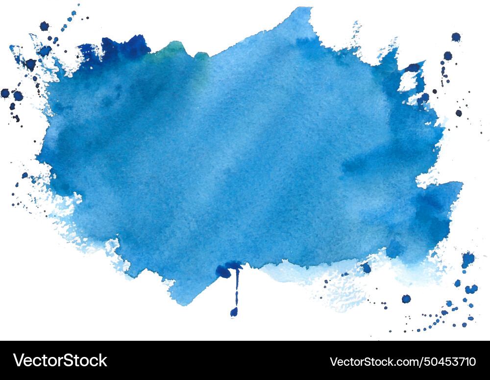 Eye catching abstract blue tone splatter backdrop Vector Image