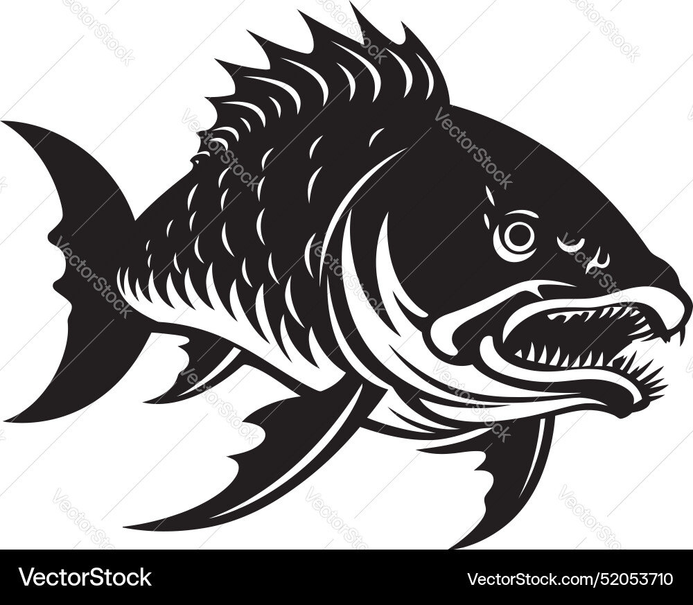 Streamline symphony tropical fish logo concepts Vector Image