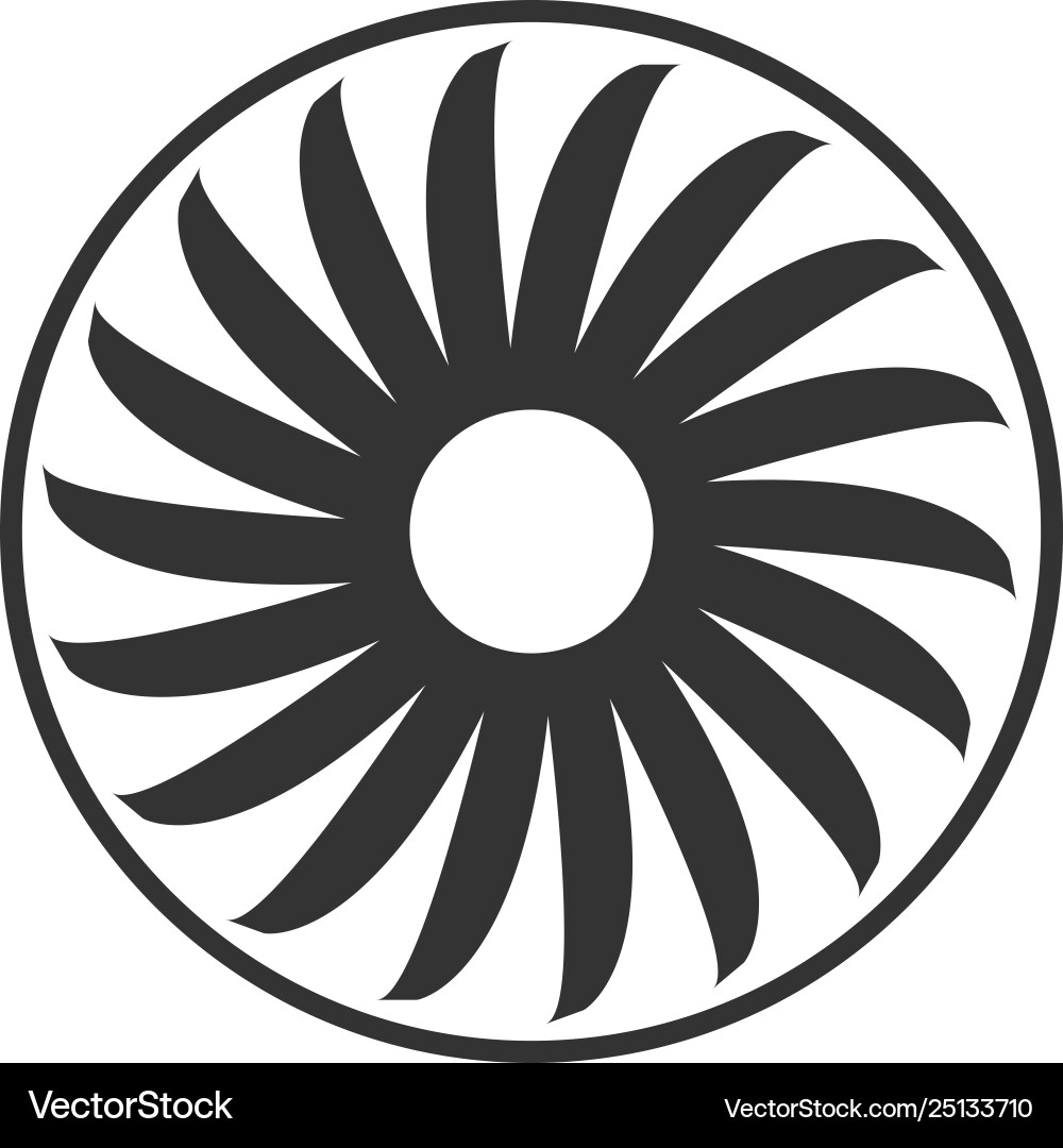 Ventilator Pictogram Vector Ventilation Symbol Vector SVG Icon SVG