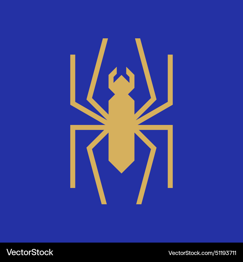 Spider logo Royalty Free Vector Image - VectorStock