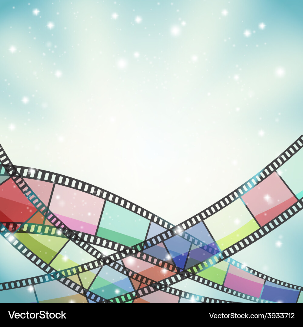 Retro Film Background Royalty Free Vector Image