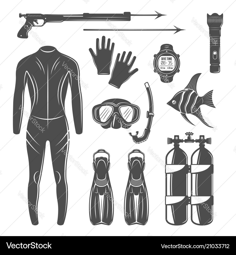 Speargun Underwater Harpoon Vector Images (over 700)