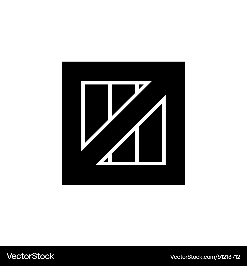 Wooden Box Flat Icon Royalty Free Vector Image