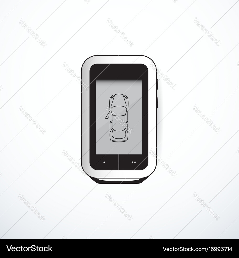 Car security system Royalty Free Vector Image - VectorStock