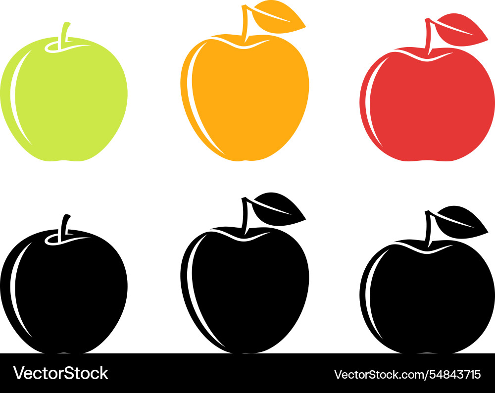 Apple Royalty Free Vector Image - VectorStock