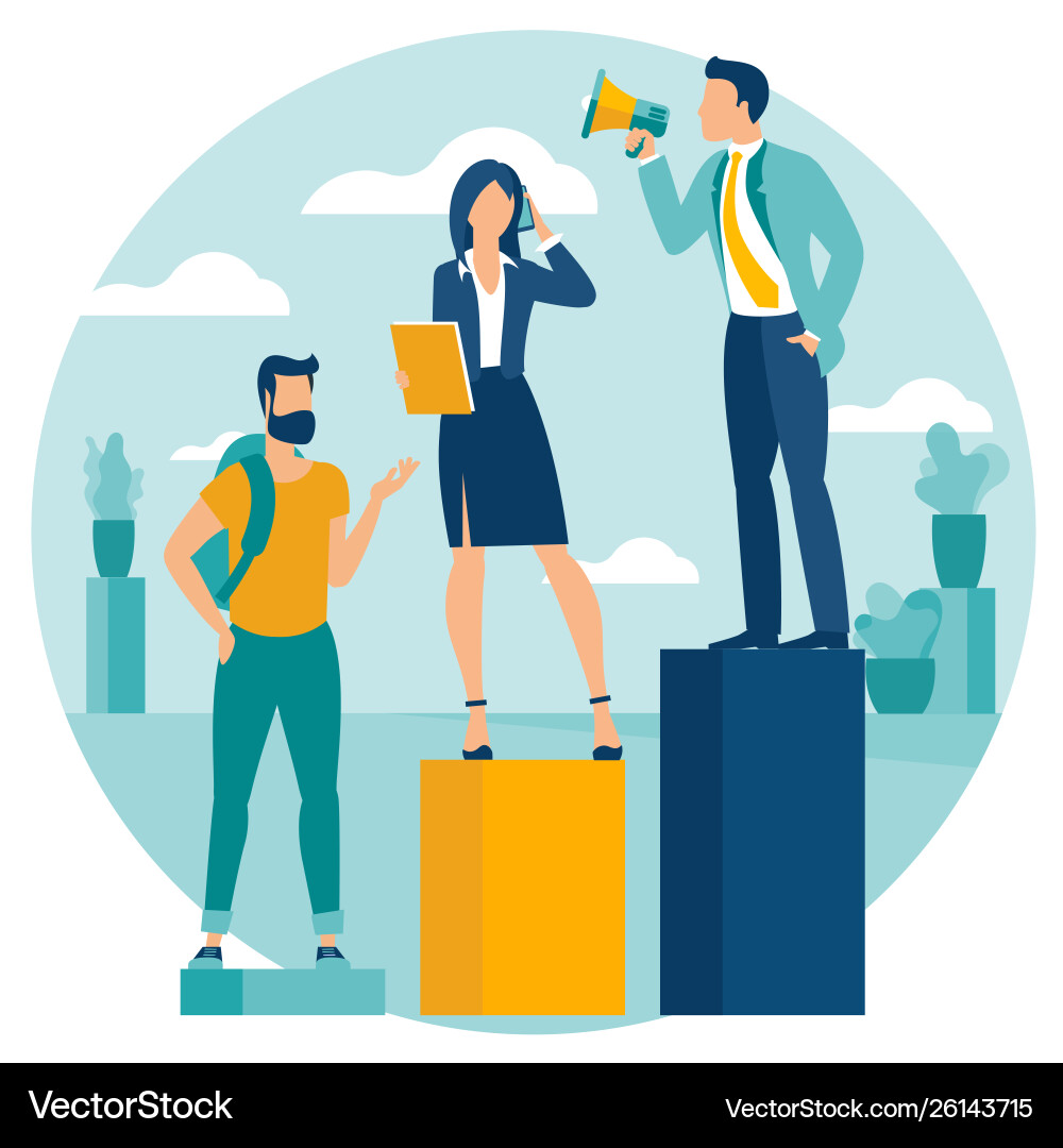 Business competition winner Royalty Free Vector Image