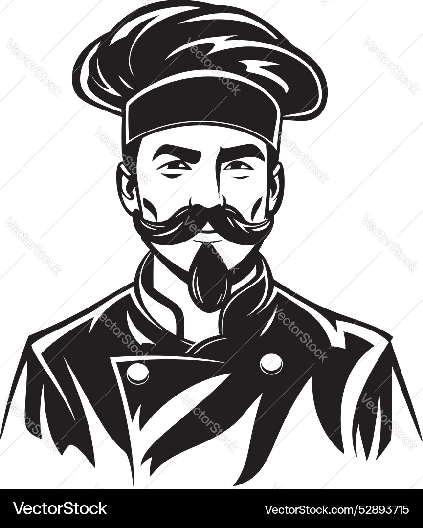 Master of the kitchen chef excellence a culinary Vector Image