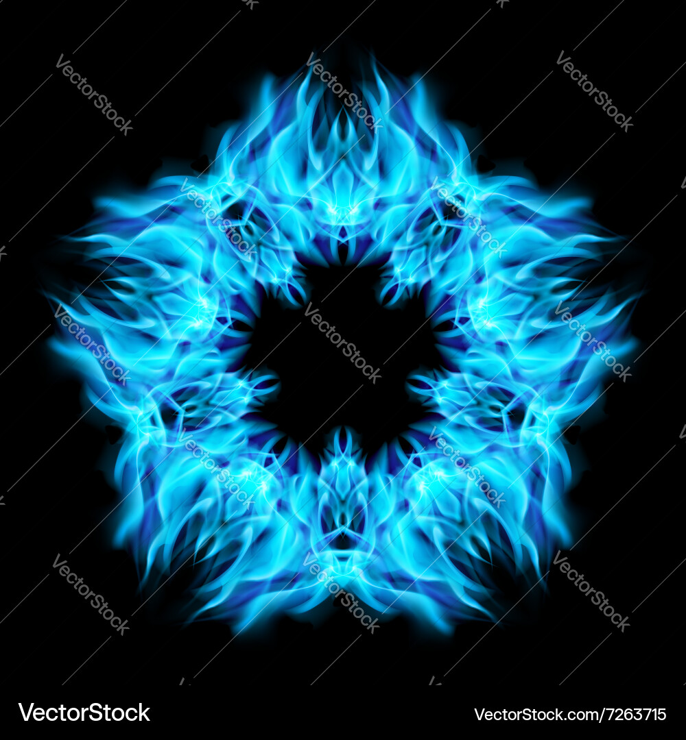 Star fire Royalty Free Vector Image - VectorStock