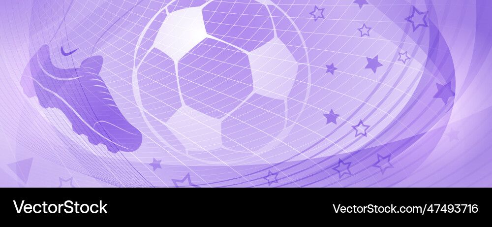 Abstract soccer background Royalty Free Vector Image