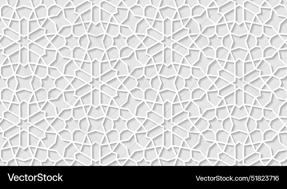 Arabic seamless pattern with classic islamic Vector Image