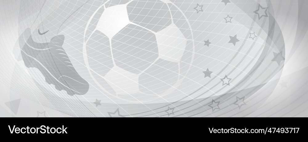 Abstract soccer background Royalty Free Vector Image