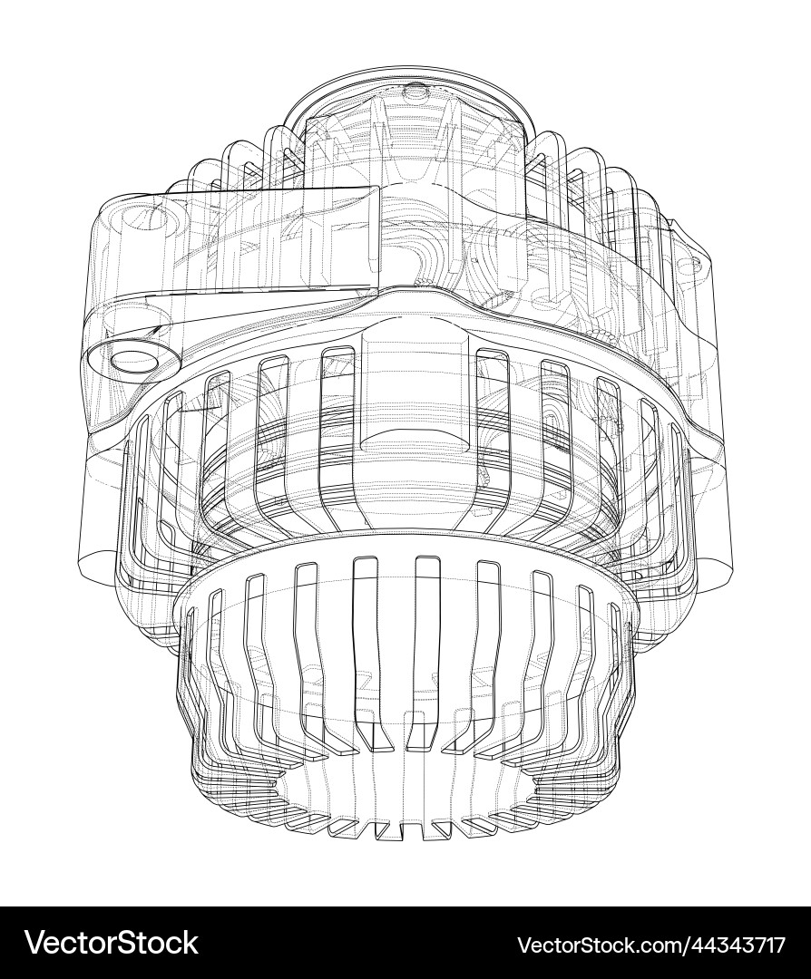 Car generator Royalty Free Vector Image - VectorStock