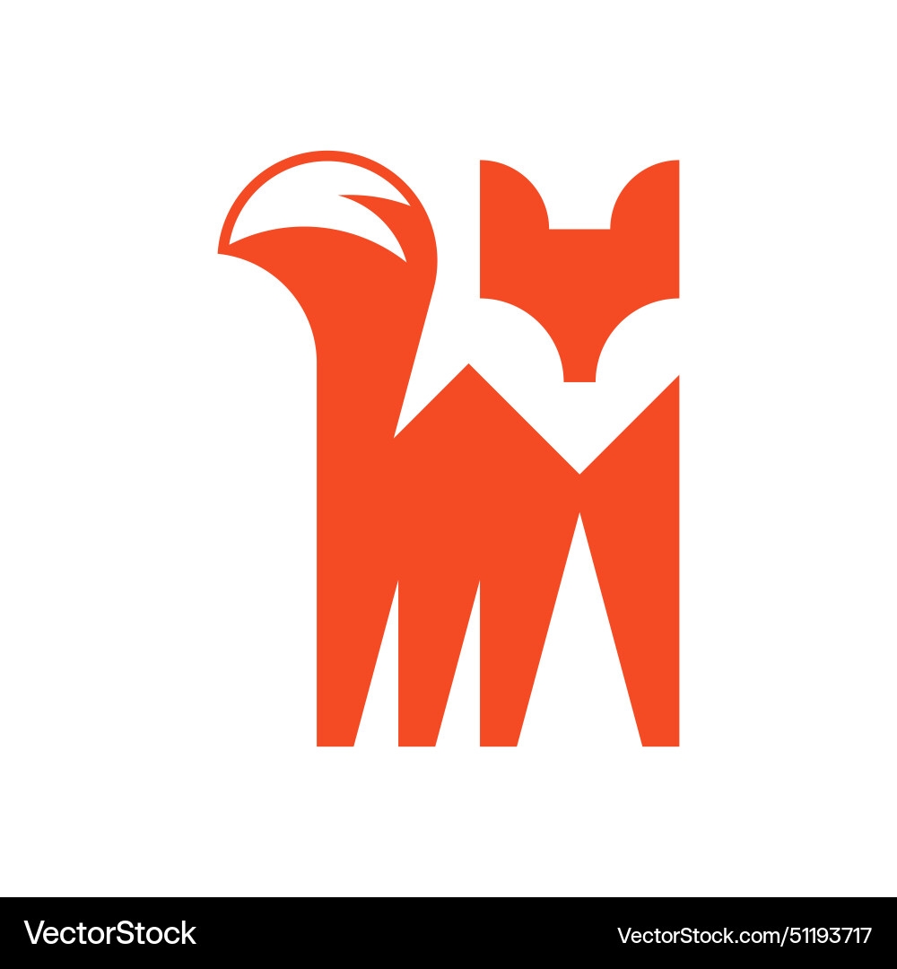 Fox logo Royalty Free Vector Image - VectorStock