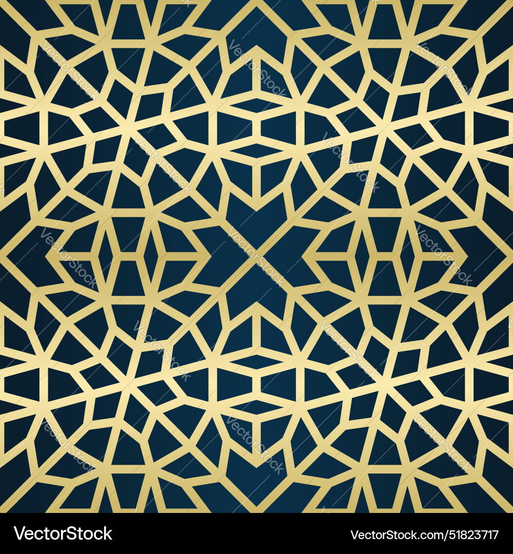 Islamic background with traditional style arabic Vector Image