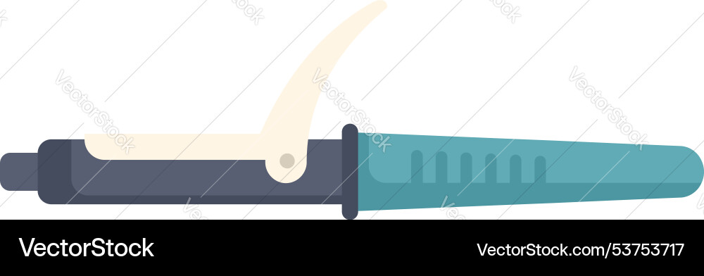 Professional curling iron for creating beautiful Vector Image