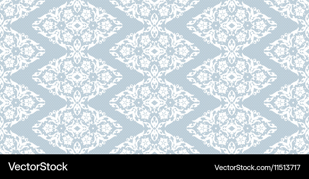 White lace pattern Royalty Free Vector Image - VectorStock