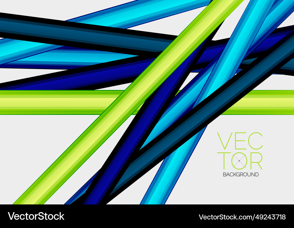 Abstract color straight lines background Vector Image
