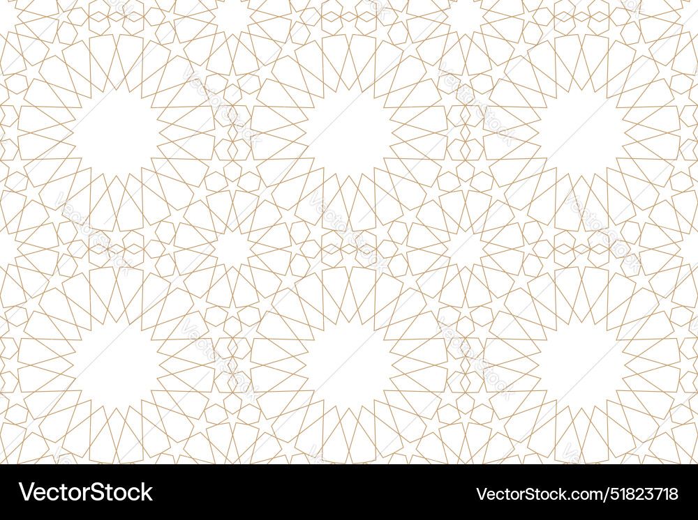 Islamic background with traditional style arabic Vector Image