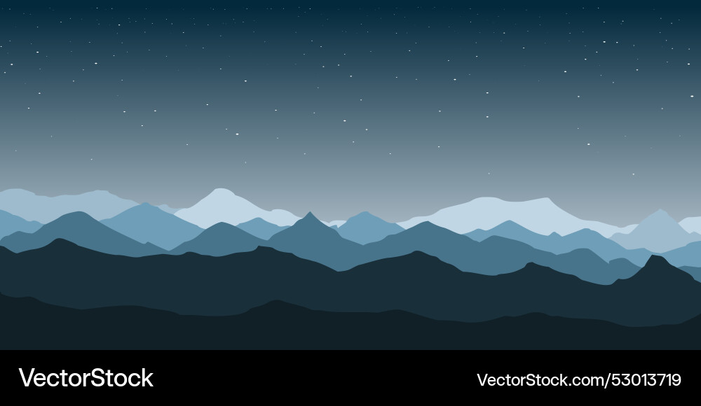 Abstract mountain landscape background nature Vector Image