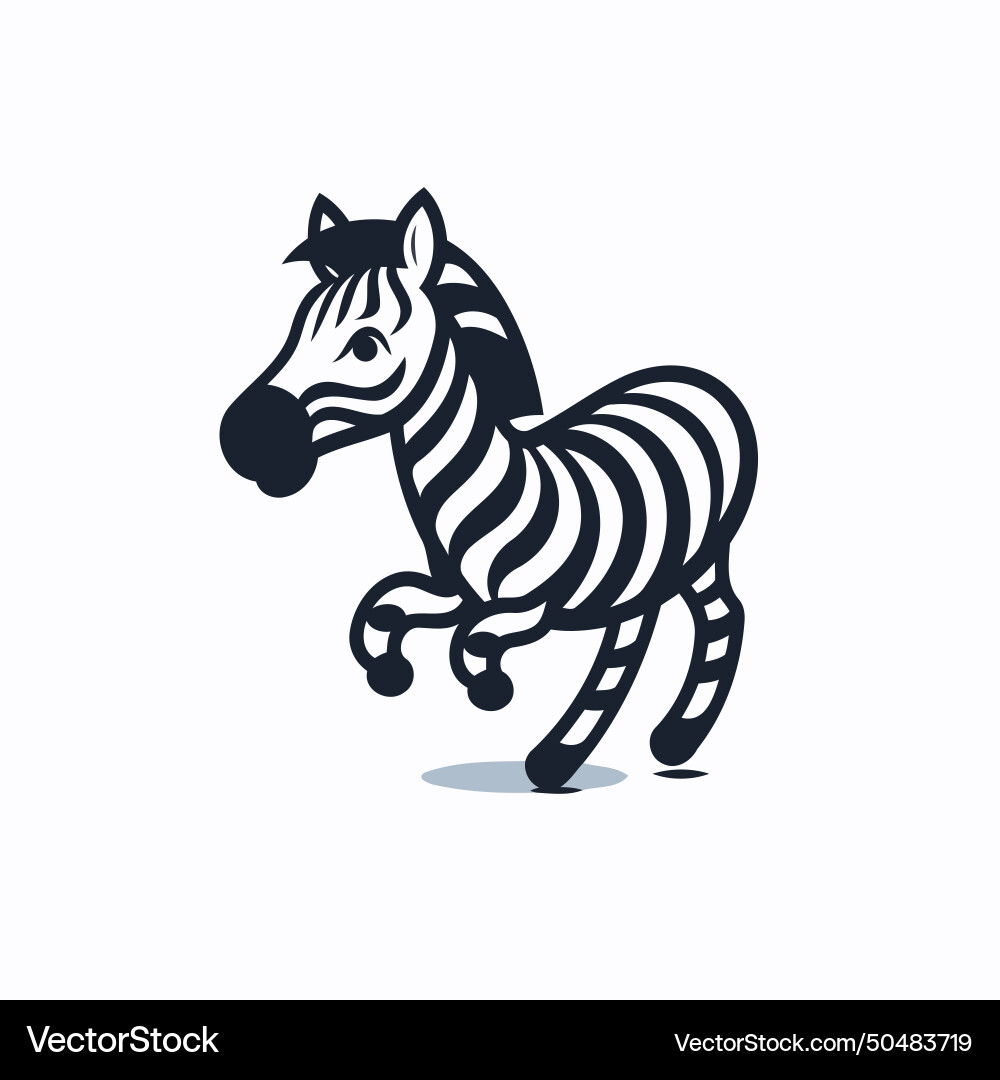 Zebra logo Royalty Free Vector Image - VectorStock