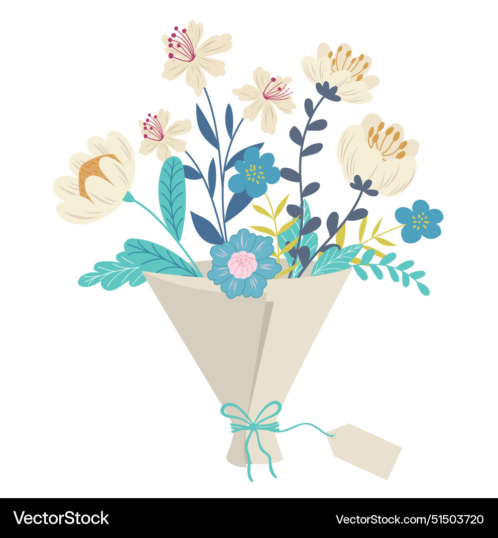 Bouquet Royalty Free Vector Image - VectorStock