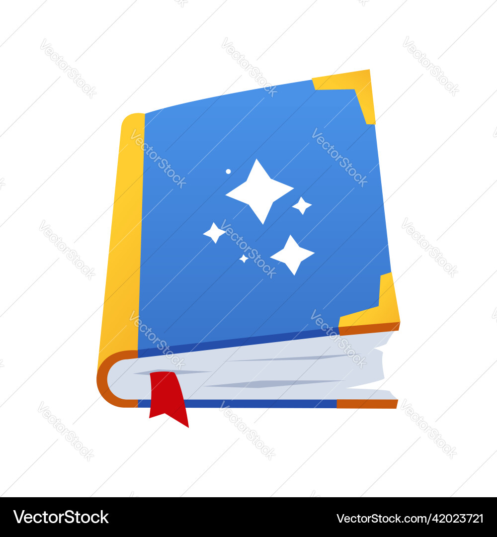 Spell book - modern flat design single isolated Vector Image