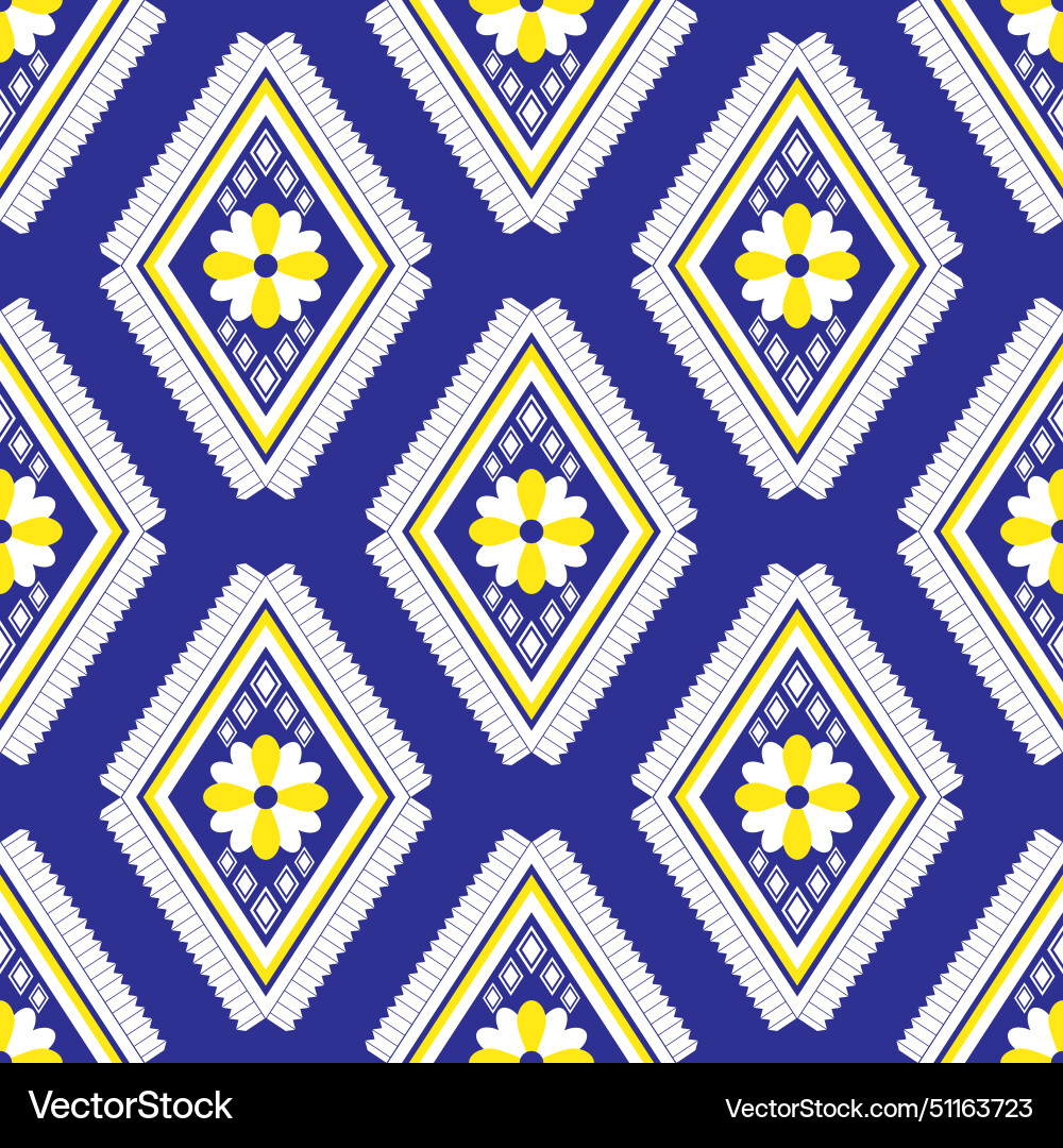 Geometric fabric pattern 001 Royalty Free Vector Image