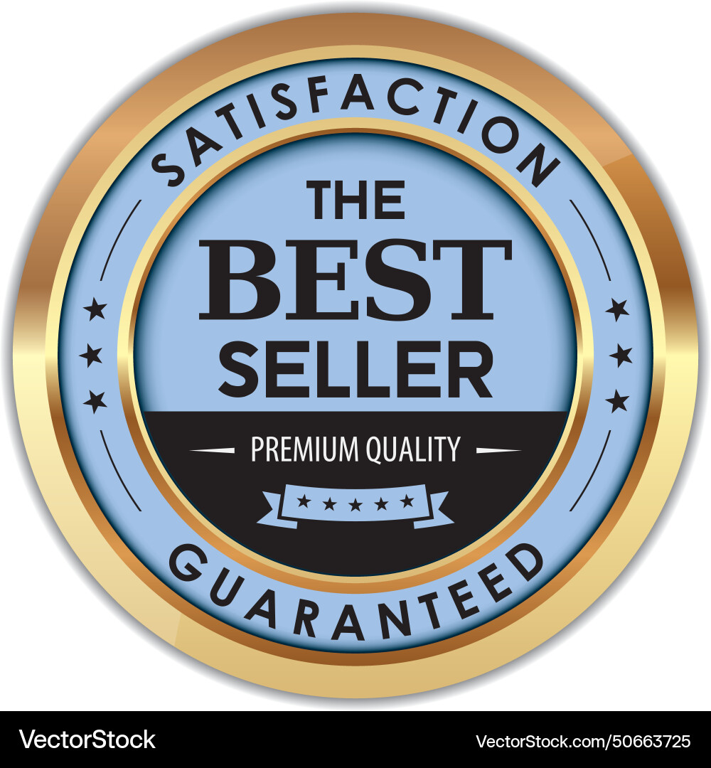 Best seller badge Royalty Free Vector Image - VectorStock
