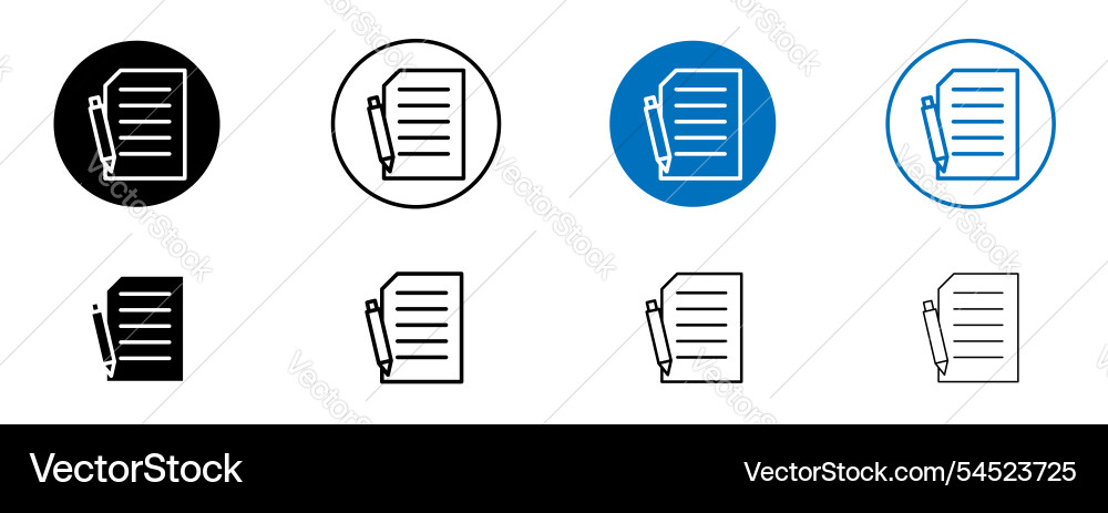 Declarations icon Royalty Free Vector Image - VectorStock