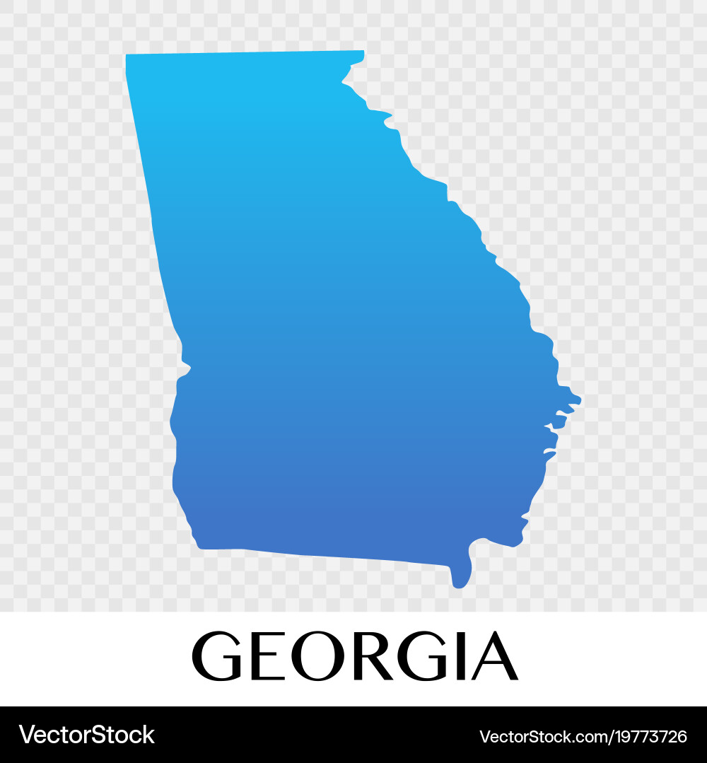 Georgia map in europe continent design Royalty Free Vector
