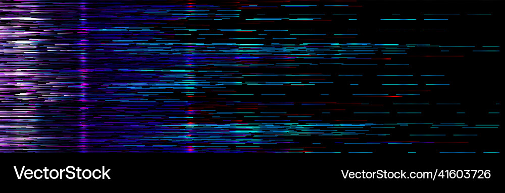 Glitch on dark background abstract digital Vector Image