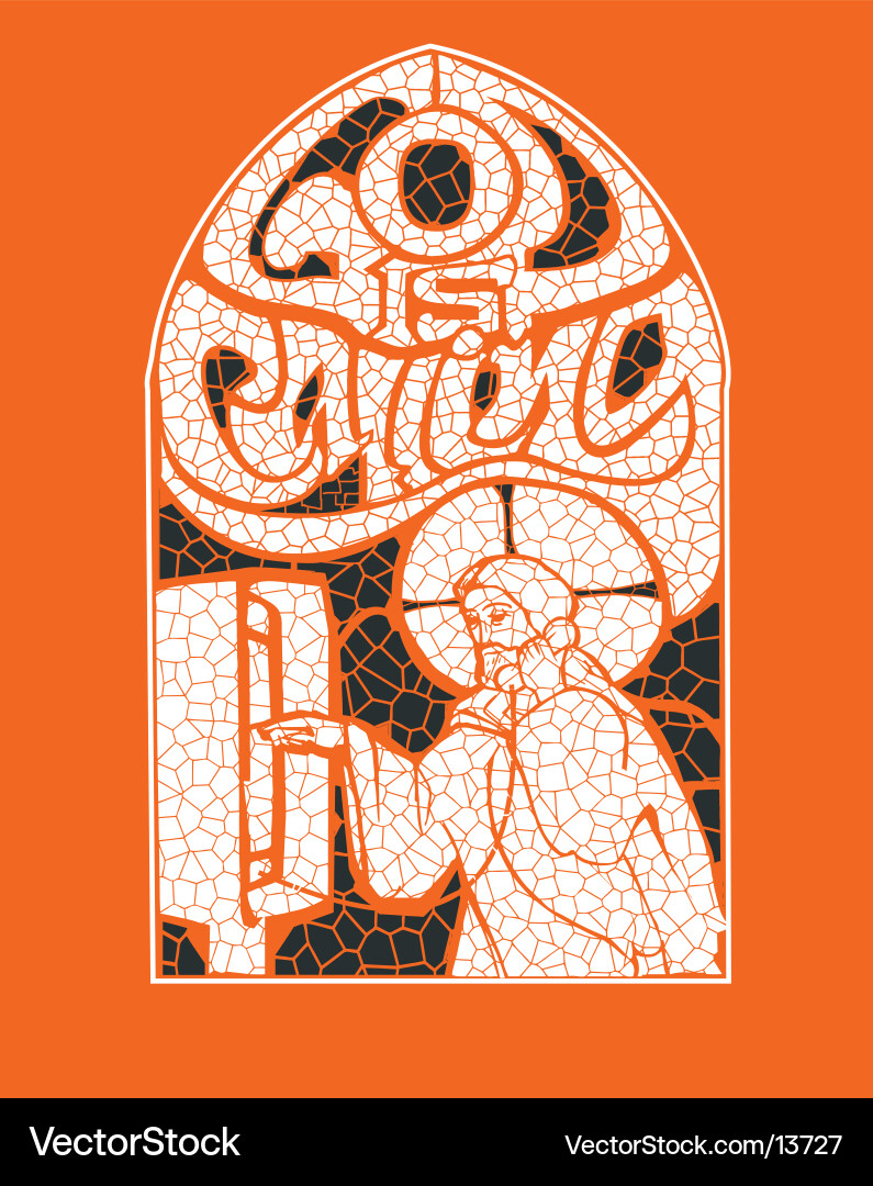 Divine Communication Royalty Free Vector Image