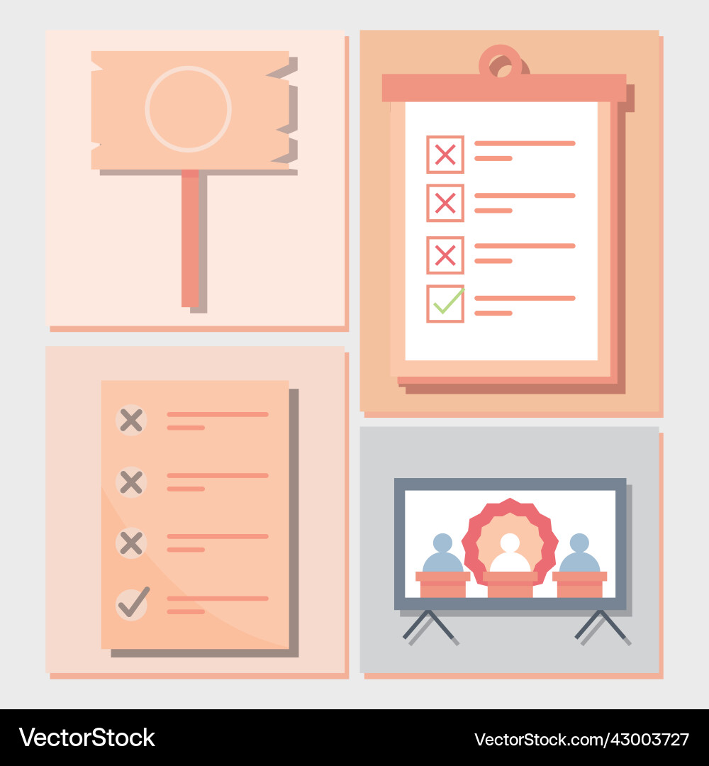 Elections and vote Royalty Free Vector Image - VectorStock