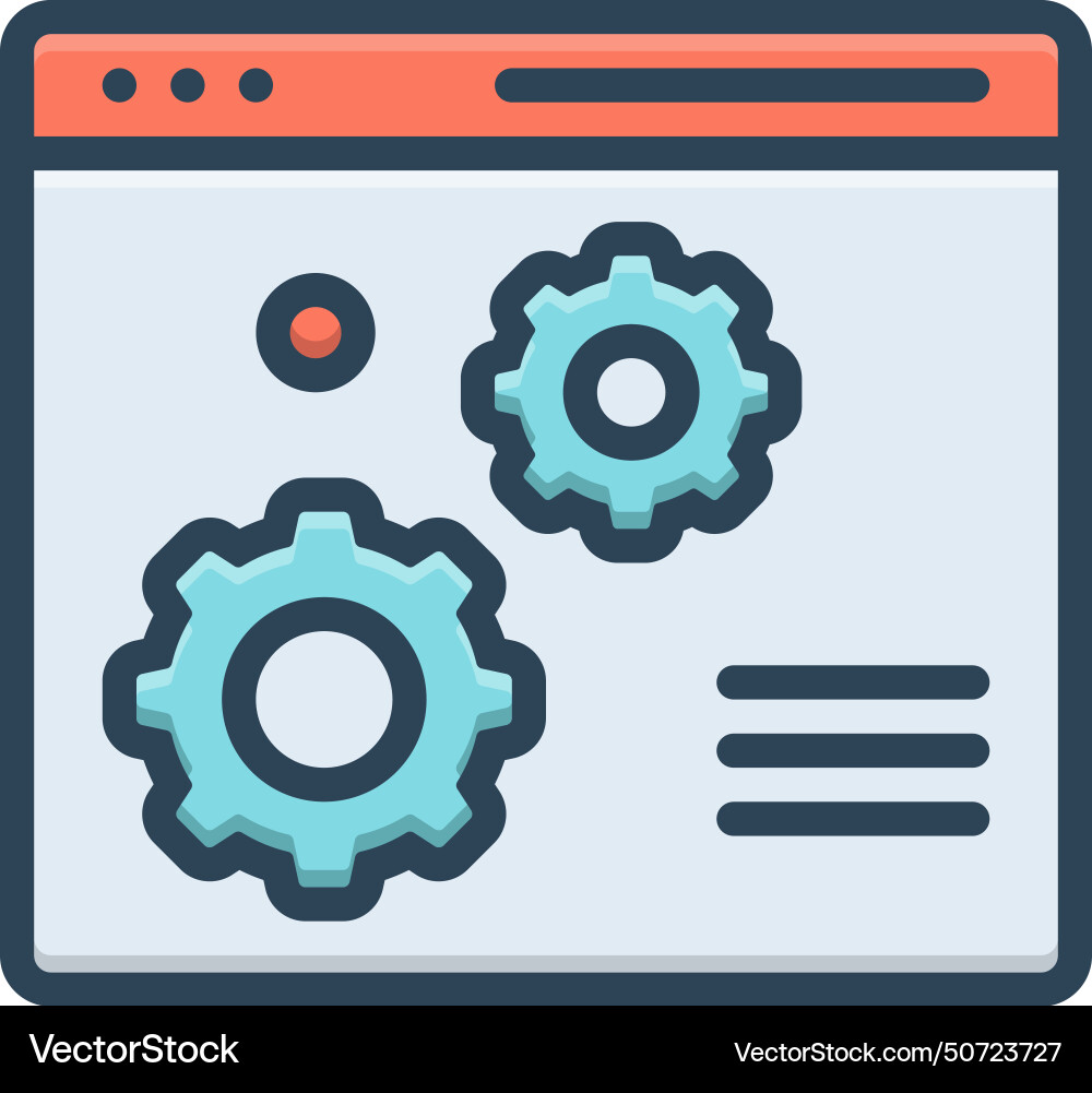 Option panel Royalty Free Vector Image - VectorStock